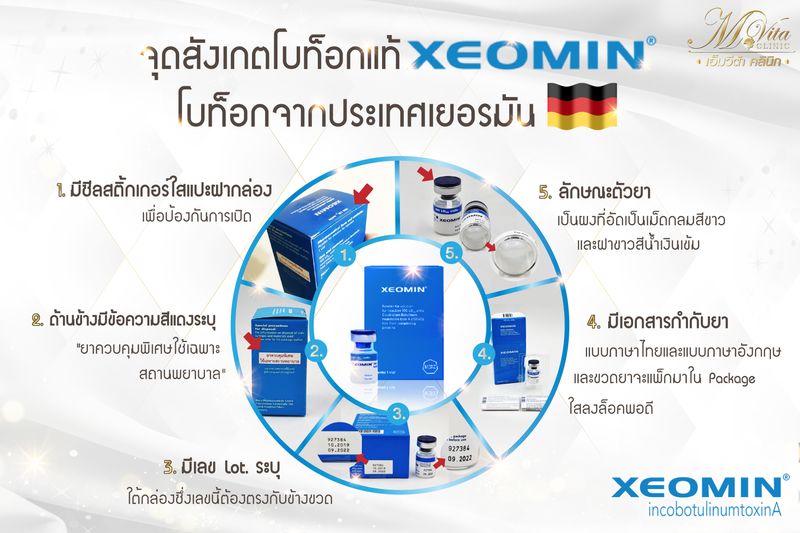 [คลินิกเสริมความงาม] Xeomin Botox โบท็อกซ์ เยอรมัน Xeomin Botox โบท็อก ...