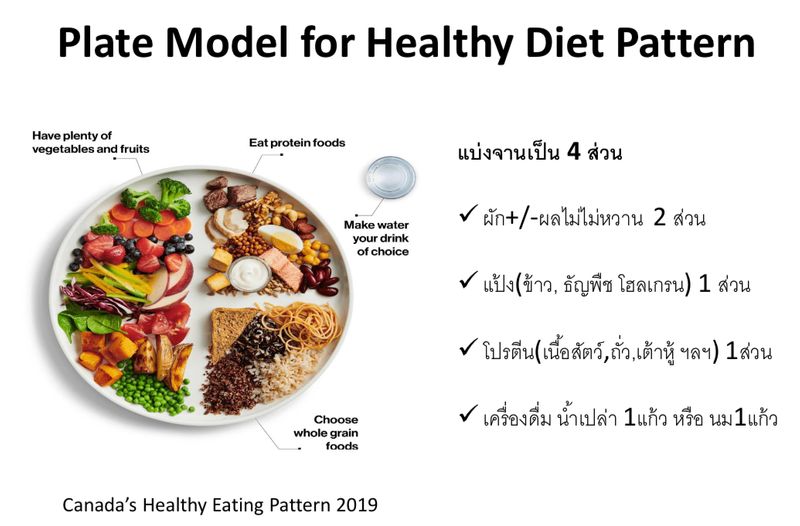[เรื่องเล่าจากหมอกีฬา] Plate Model for Healthy Diet Pattern ตามหลักการ ...