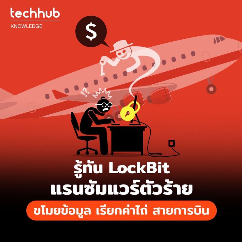 [Techhub] สงสัยไหม Ransomware Lockbit คืออะไร ไม่นานนี้เราเพิ่งได้เห็นภัยคุกคามไซเบอร์ที่โจมตี ...