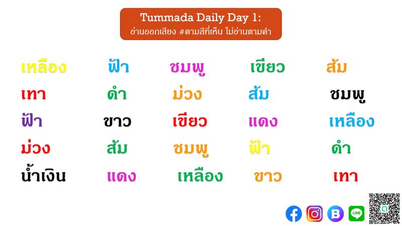 [Tamada.Official] Tamada Daily day1 “Stroop Test” ที่จะช่วยฝึกจิตใจให้ ...
