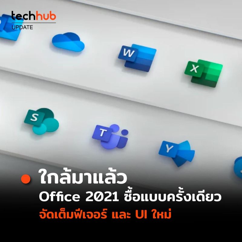 [Techhub] ซื้อแบบครั้งเดียว จัดเต็มฟีเจอร์ และ UI ใหม่ Microsoft กำลังเปิดตัว Microsoft Office ...