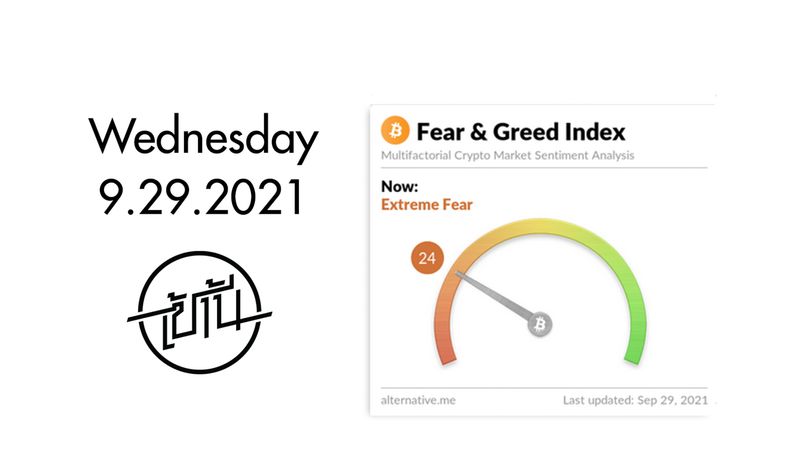 [เช้านี้] เช้านี้ 🔴 29/9/21 ⬇️BTC $41,xxx ETH $2,8xx BNB $34x ADA $2.0x ...