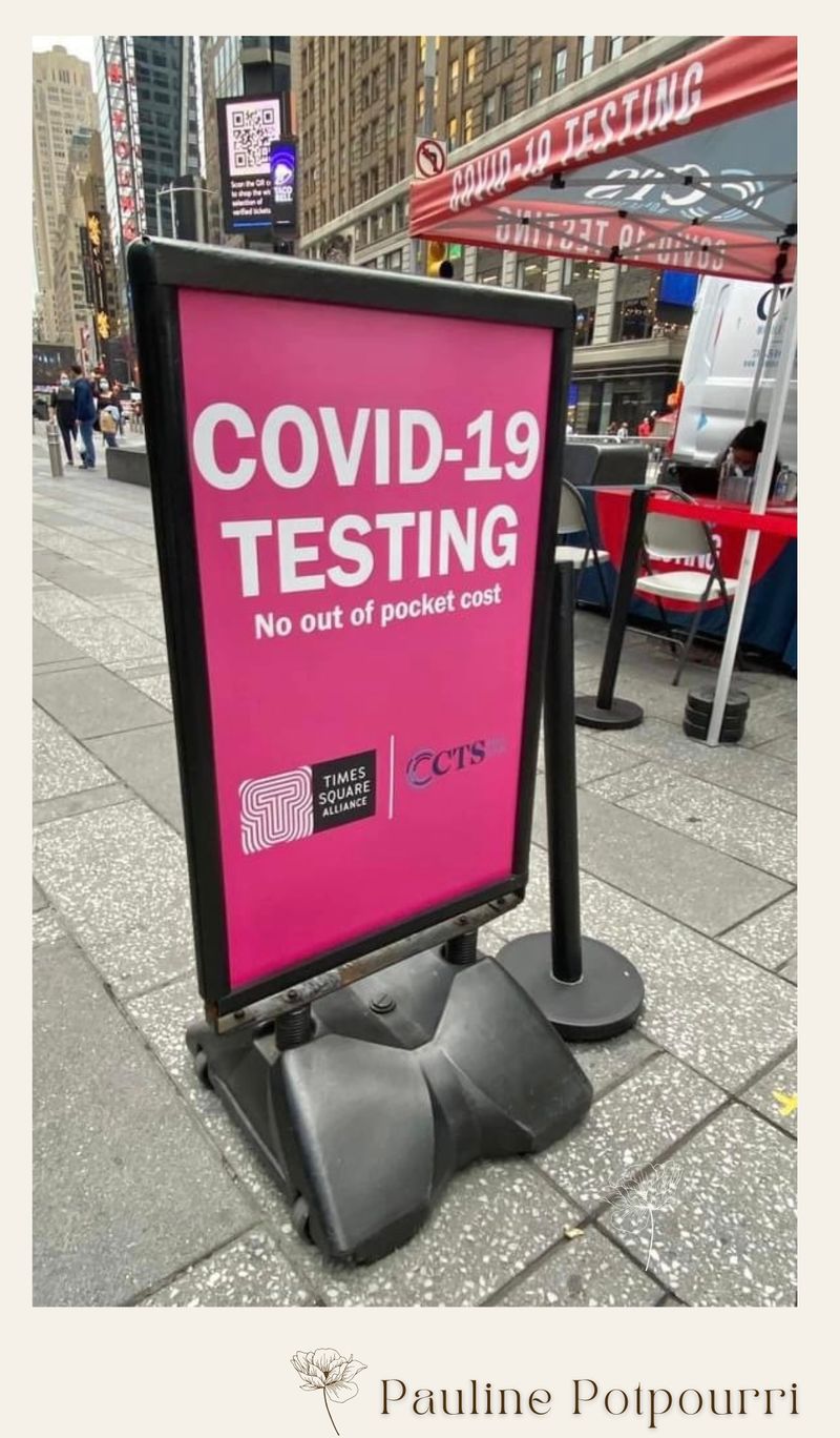 [Pauline Potpourri] : COVID-19 Testing Site at Times Square : ตาม ...