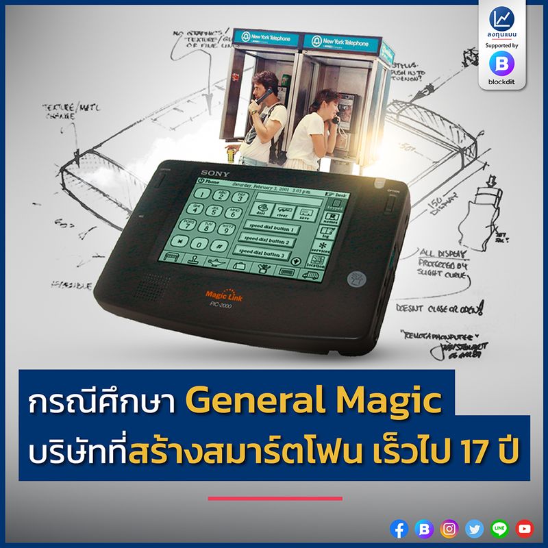 [ลงทุนแมน] กรณีศึกษา General Magic บริษัทที่สร้างสมาร์ตโฟน เร็วไป 17 ปี ...