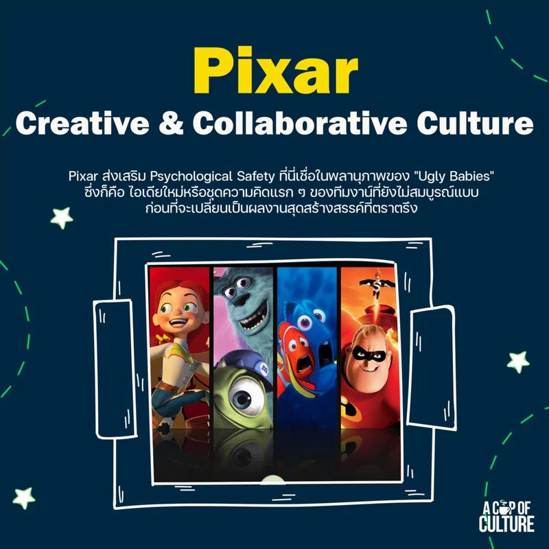 [A Cup of Culture] Pixar: Creative & Collaborative Culture นี่เป็น ...