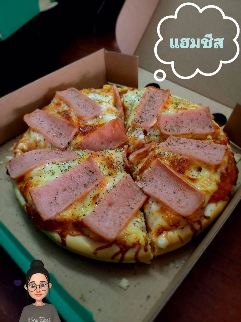 [Pizza-Thai สาย 5] แฮมชีสสสสส ร้านพิซซ่าาา เปิดร้านเวลา 08:00 -19:00 สั่งผ่านไลน์แมนได้นะคะ ...
