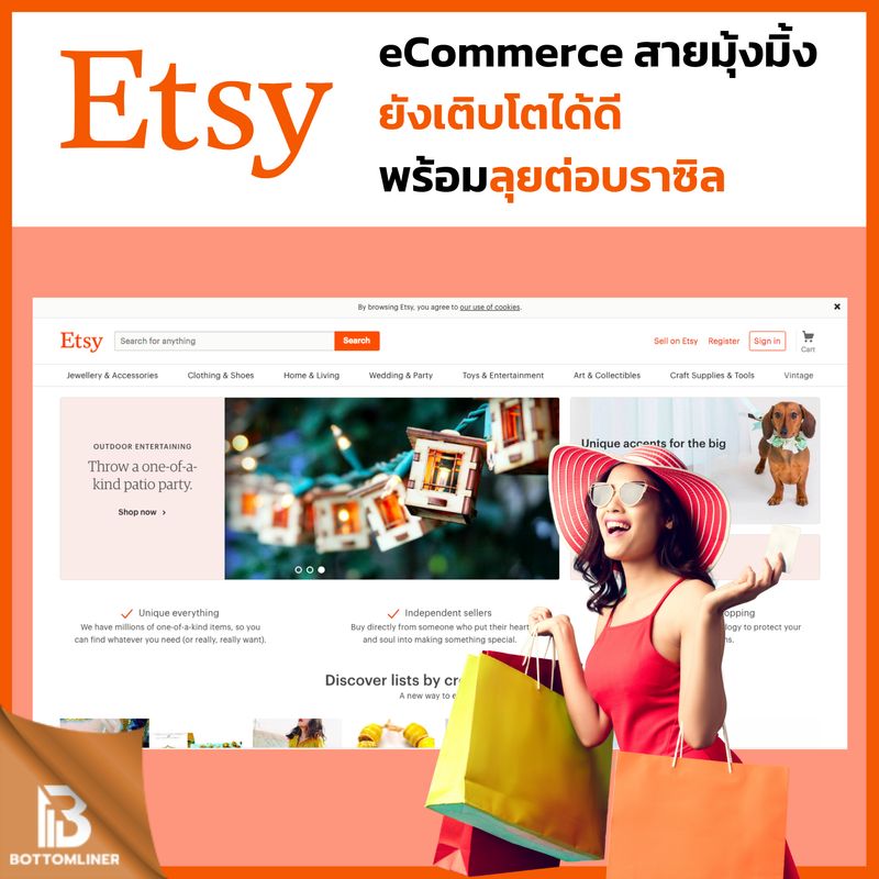 [สรุปหุ้น กองทุน ต่างประเทศ - BottomLiners] Etsy eCommerce สายมุ้งมิ้ง ยังเติบโตได้ดี พร้อมลุย ...