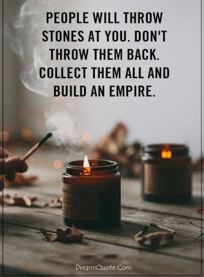 [Mission Is-Go-On] #คำคมประจำวัน "ถึงแม้ผู้คนจะขว้างปาหินใส่คุณ ให้ยึด ...