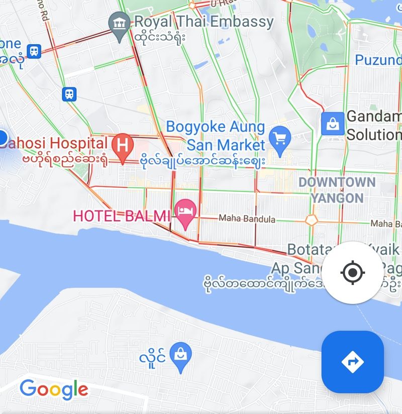 [Look Myanmar] วันนี้ในย่าน Downtown ของย่างกุ้งรถติดมากเพราะมีการปิดถนนหลายจุด ถ้าไม่จำเป็น ...