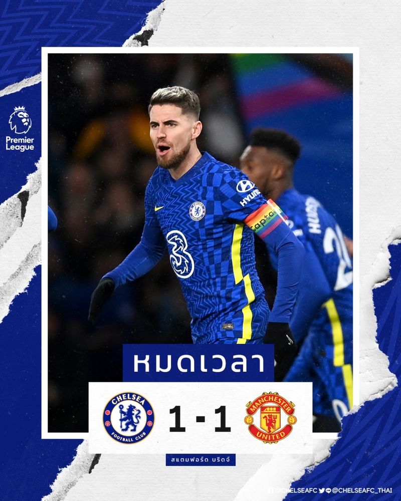 [The Chelsea Stand] Match Review: สุดเซ็ง! เชลซีเปิดบ้านเจ๊าเเมนยู 1-1 ...