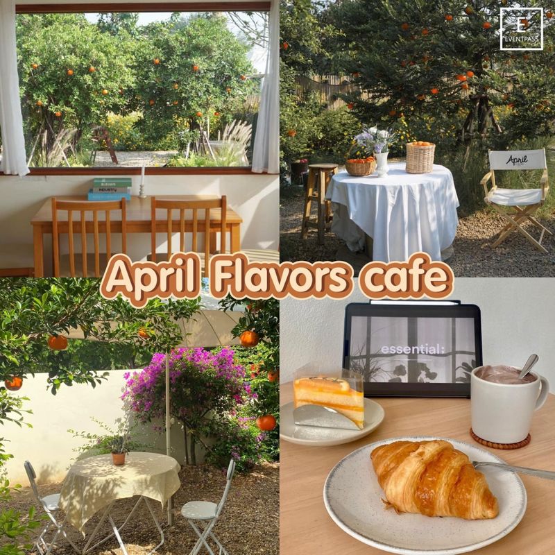 [แบกกล้องเที่ยว] April Flavors Cafe คาเฟ่ถ่ายรูปสวยๆ นครปฐม📸 บรรยากาศ ...