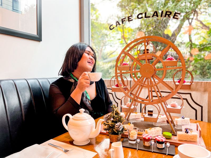 [ท.กระเทย] Afternoon Tea Set Café Claire ~ Oriental Residence Bangkok ...