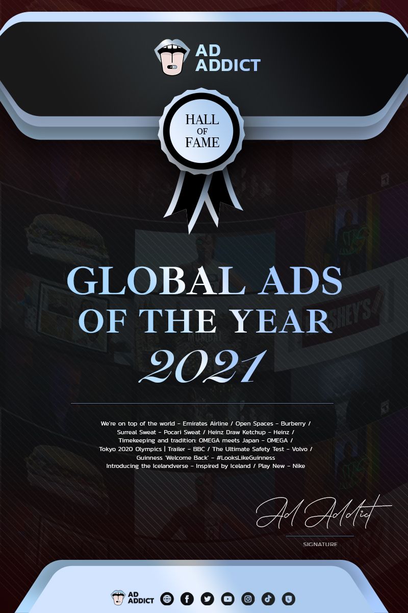 [Ad Addict] Global Ads of The Year [Ad Addict - Hall of Fame 2021] ในที่สุดหลังจากที่เราทำ ...