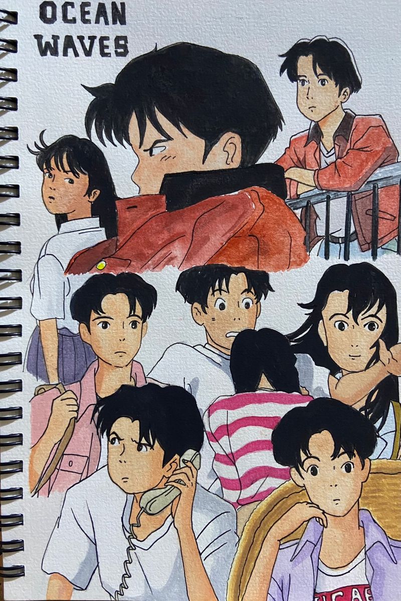 [art_th.gallery] 🌊OCEAN WAVES 🌊 ~~Fanart Studio Ghibli~~