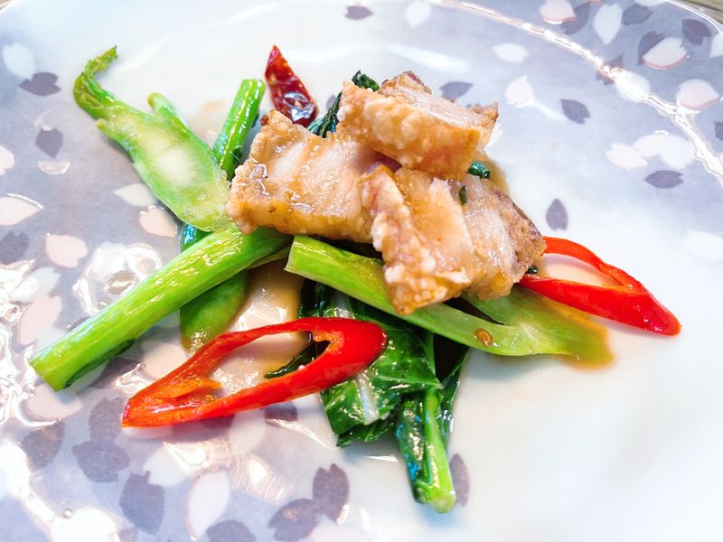 [กินหรูอยู่ที่บ้าน ] #กินหรูอยู่บ้าน “Kana Moo Krob”