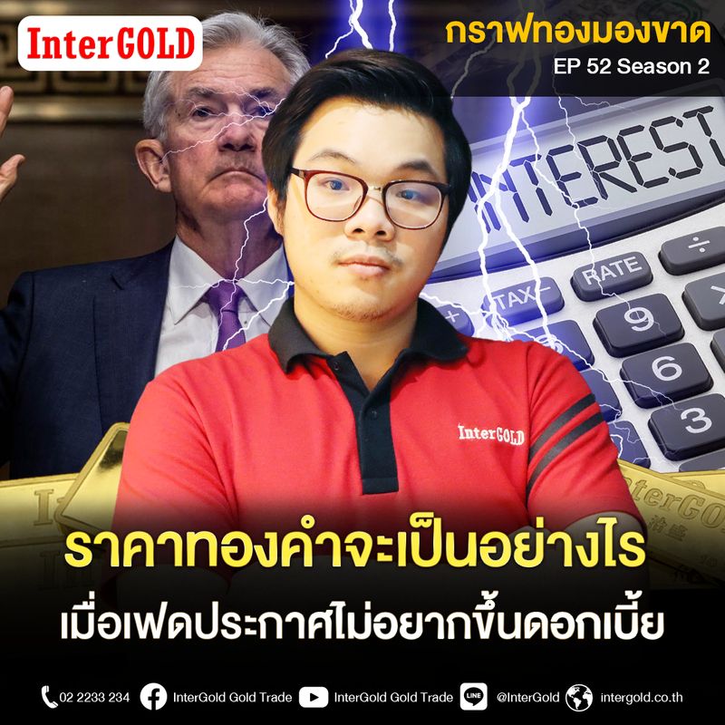 [InterGOLD Gold Trade] ราคาทองวันนี้ | ราคาทองคำจะเป็นอย่างไร เมื่อเฟดไม่อยากขึ้นดอกเบี้ย | กราฟ ...