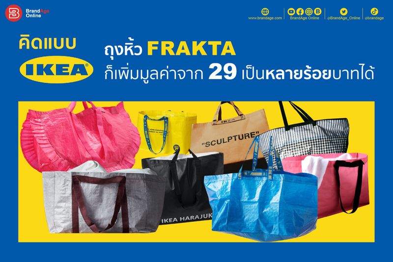 [BrandAge Online] คิดแบบ IKEA ถุงหิ้ว FRAKTA ก็เพิ่มมูลค่า จาก 29 เป็น ...