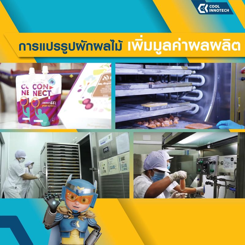 [Cool Innotech ผู้เชี่ยวชาญด้านระบบทำความเย็น] การแปรรูปผักผลไม้ เพิ่มมูลค่าผลผลิต ประเทศไทยเป็น ...