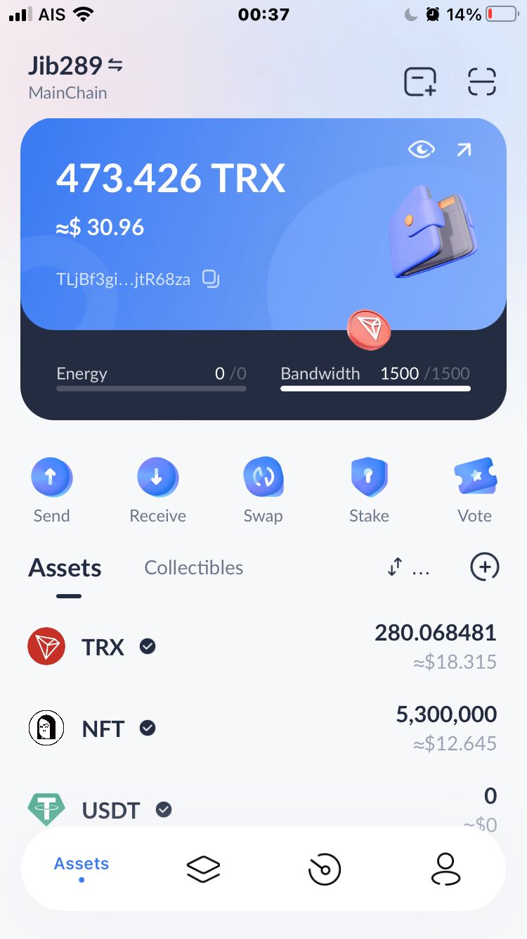 [ผู้หญิงในยุคดิจิตอล] TRX @ NFT มาแบบรอบนี้มาติดจรวด เหรียญดิจิตอล TRX ขึ้นตลอดละช่วงนี้