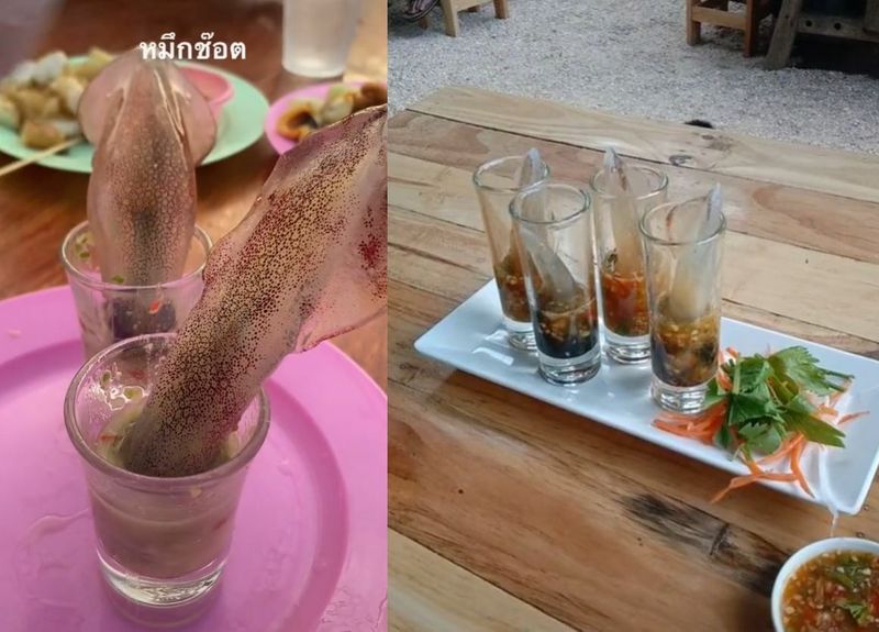 [Nan C. Channel] มีความคิดเห็นยังไงกับเมนูพิศดาร #หมึกช็อต กันบ้างคะ 🥺 ...