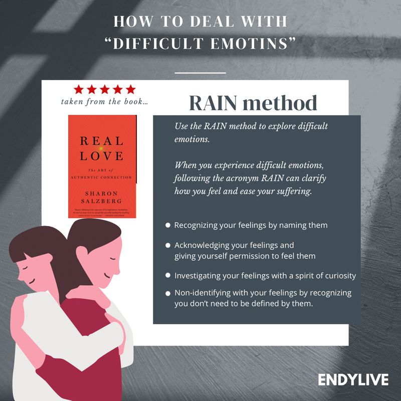 [Endylive] 😭 When you experience difficult emotions, use the RAIN ...