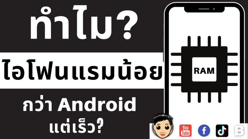 [Memologic] ส่งสัยกันไหมทำไมไอโฟนแรมให้มาน้อย แต่ก็ใช้งานได้ลื่น ทำไมกันนะ มาดูเลย หากเพื่อนๆชอบ ...