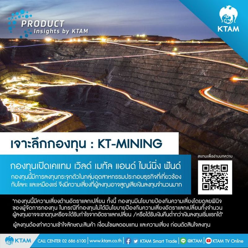 [Krungthai Asset Management] Product Insights by KTAM เจาะลึกกองทุน : KT-MINING กองทุนเปิด เคแทม ...