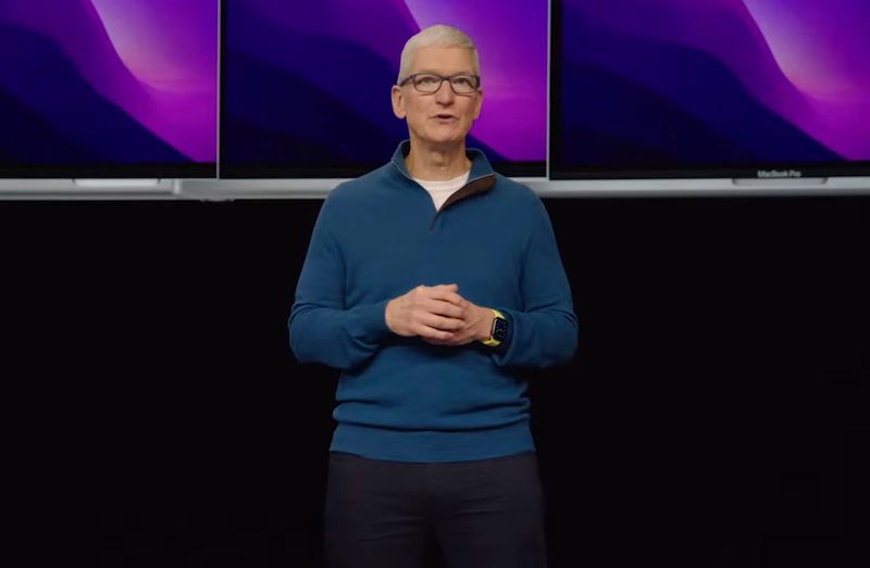 [อันนี้ดี] Tim Cook บนเวทีเปิดตัว #AppleEvent สีเสื้อ — สีสายนาฬิกา 👀