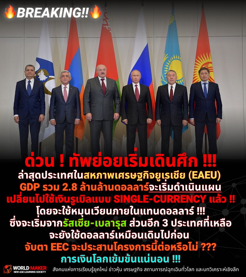 [World Maker] 🔥BREAKING !!🔥 : ด่วน ! ทัพย่อยเริ่มเดินศึก !!! ล่าสุดมีรายงานว่าประเทศในสหภาพ ...