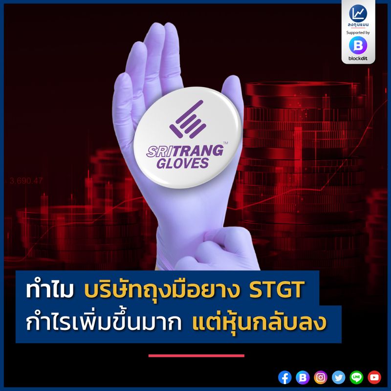 [ลงทุนแมน] ทำไม บริษัทถุงมือยาง STGT กำไรเพิ่มขึ้นมาก แต่หุ้นกลับลง รู้ ...