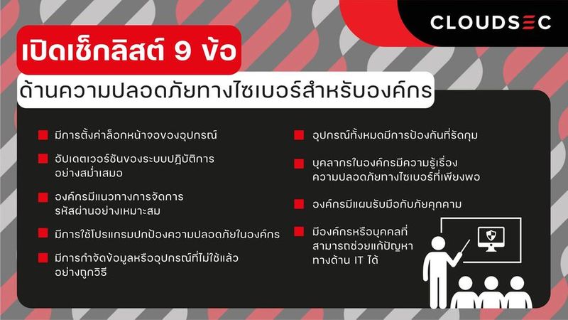 [Cloudsec Asia] Cybersecurity Awareness Checklist: เปิดเช็กลิสต์ 9 ข้อ ...