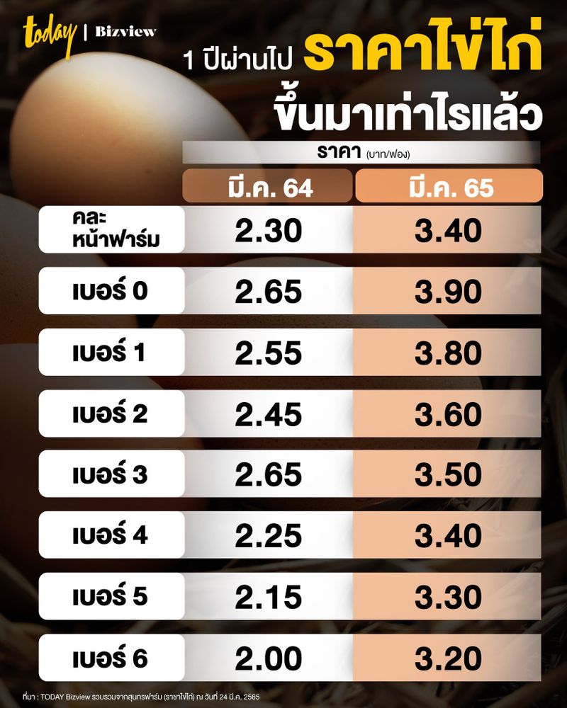 [TODAY Bizview] #Economy ‘ไข่ไก่’ คือ โปรตีนพื้นฐานของทุกครัวเรือน 1 ปี ...