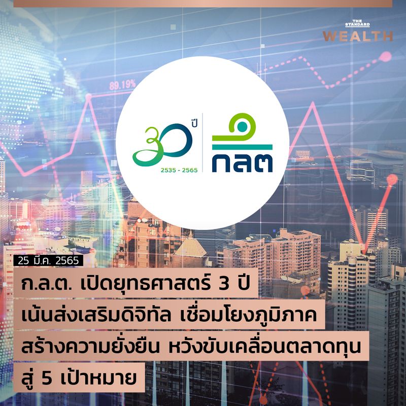 [THE STANDARD WEALTH] ก.ล.ต. เปิดยุทธศาสตร์ 3 ปี เน้นส่งเสริมดิจิทัล ...