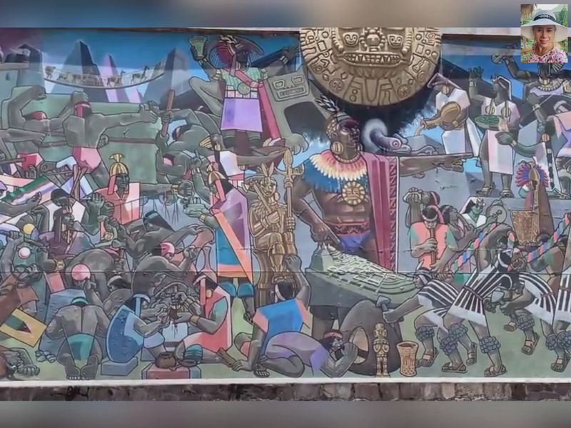 [นกขมิ้น บินไกล Miles Travel Inka ] Wall Painting of the Inca มหึมา ...