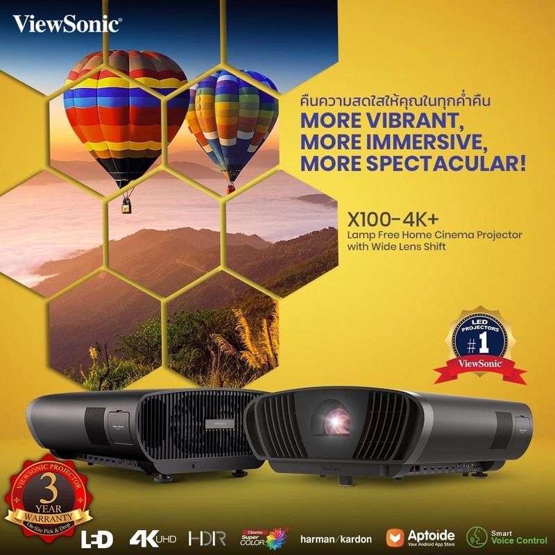 [Projector LifeStyle] สร้างโรงภาพยนตร์ส่วนตัวด้วยโปรเจคเตอร์ X100-4K ...