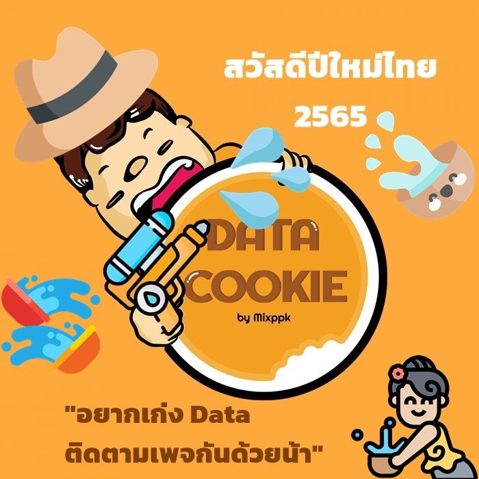 [Datacookie] #สวัสดีปีใหม่ไทย22ค้าบ 💦🙏 สงกรานต์นี้แอดคุ้กกี้🍪ขอให้ทุกท่านเดินทางปลอดภัย พักผ่อน ...
