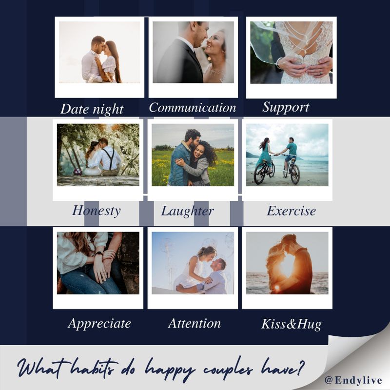 [Endylive] ️ What habits do happy couples have? ️ 1. Date night: No ...