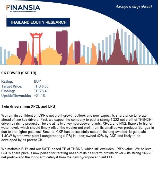 [HERO Trainer] 🦸🏻‍♀️ บทวิเคราะห์ FSSIA แนะนำ • CKP ซื้อ เป้า 6.6 บาท . 📌CKP (ซื้อ เป้า 6.6): 2 ...