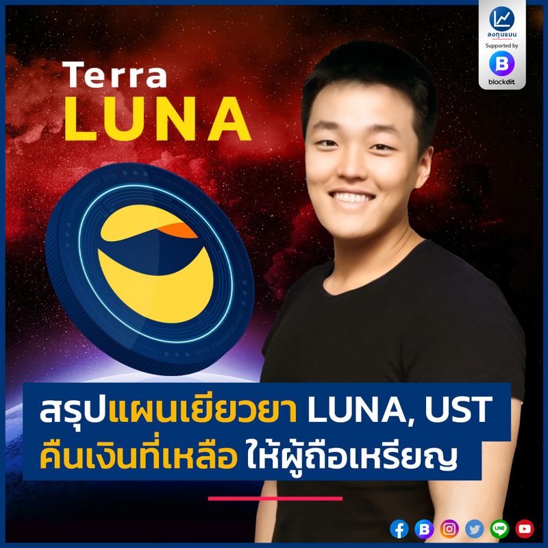 [ลงทุนแมน] สรุปแผนเยียวยา LUNA, UST คืนเงินที่เหลือ ให้ผู้ถือเหรียญ ...