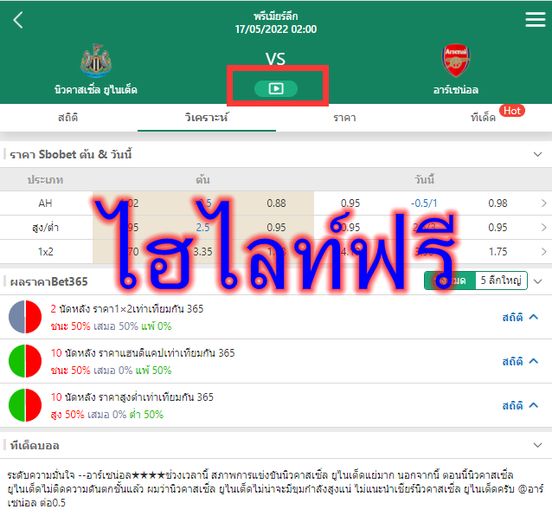 [ผลบอลสดthscore] 🔥 Thscore ได้รับชมไฮไลท์ฟุตบอลฟรีค่ะ ยินดีต้นรับแฟนบอลทุกท่านเข้ามาชมนะคะ ...