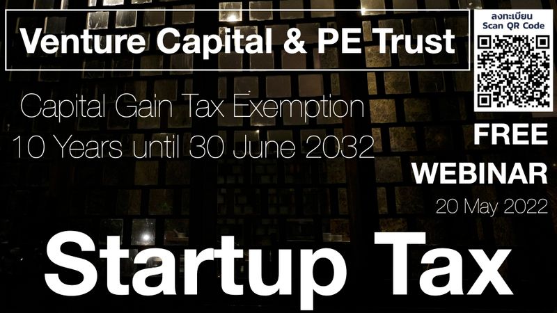 [ONE Law Academy] FREE Webinar: STARTUP TAX FRI 20 May 2022: 9.00 - 12.00