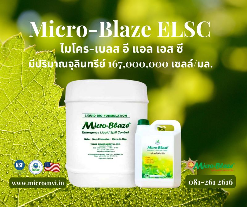[Micro-Blaze จุลินทรีย์ดับกลิ่นเหม็นและกำจัดแมลงวัน] MICRO-BLAZE® ELSC ...