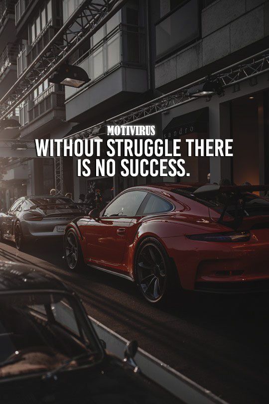 [Mens ] Without Struggle There Is No Success - Motivirus
