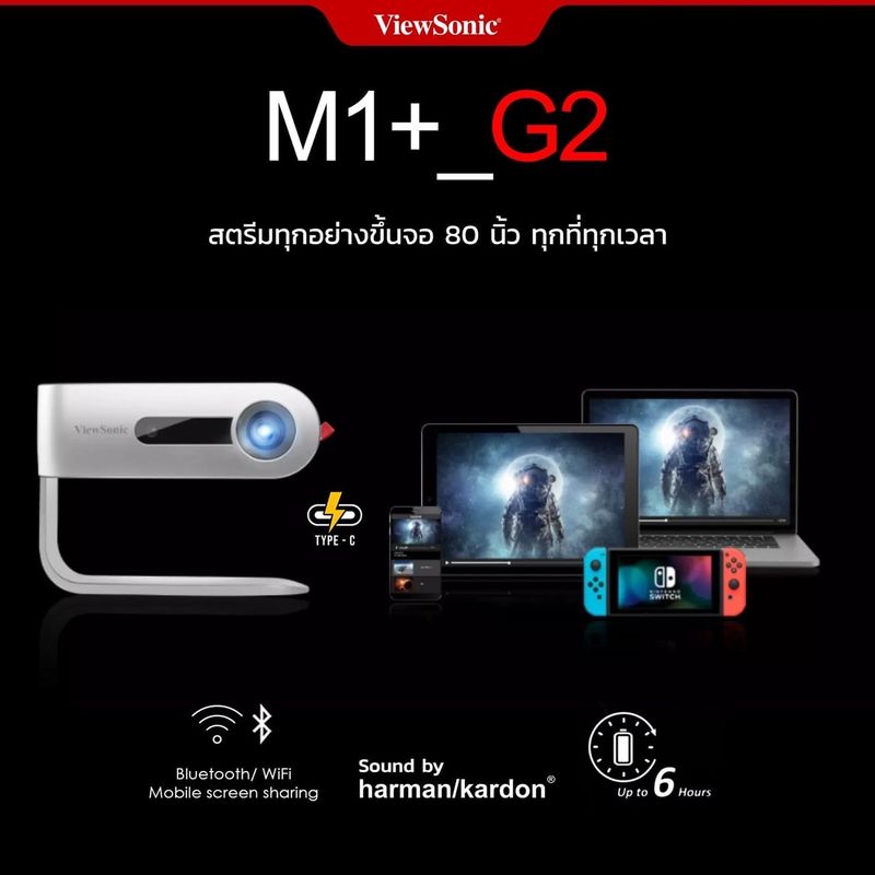 [Projector LifeStyle] เพิ่มความสุขในการดูหนังด้วยโปรเจคเตอร์ M1+_G2 ทุกวันนี้ที่ได้อยู่แต่ในห้อง ...