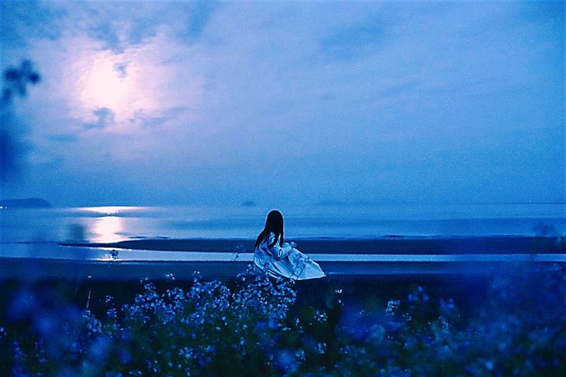 [Issa] ⁡ Night of full moon.💙🦋