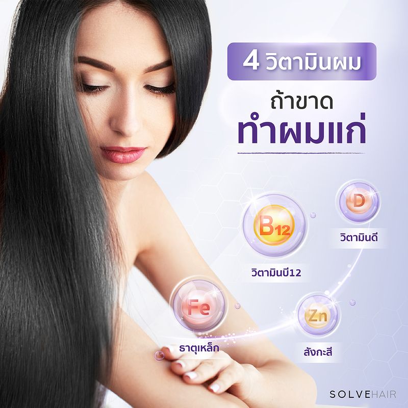 [Solvegroup] 4 วิตามินผม ถ้าขาด ทำผมแก่ การศึกษาพบว่าการขาดวิตามินเป็นหนึ่งในสาเหตุของการเกิด ...