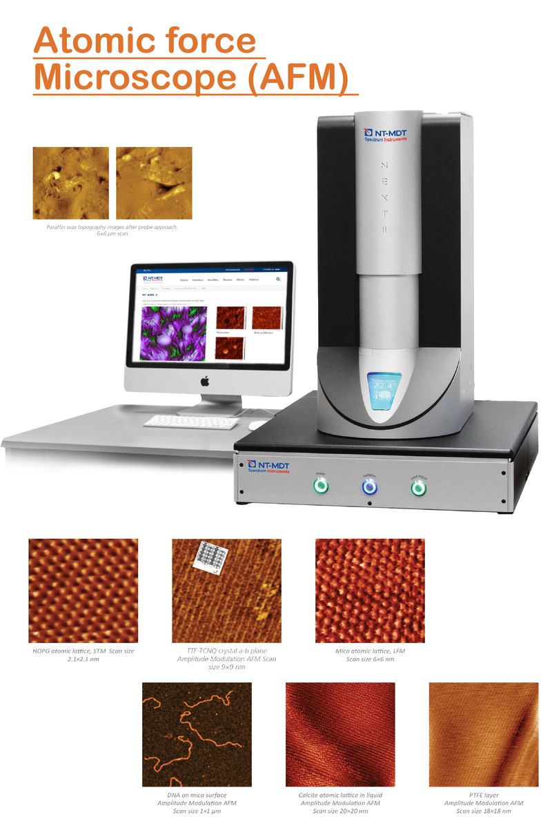[Microscope กล้องจุลทรรศน์ โคมไฟ เลนส์ขยาย] Atomic force microscope ...