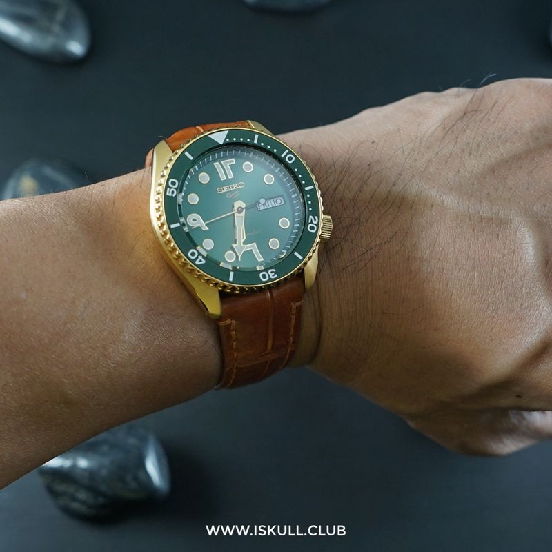 [I Skull] Brown Tan ใครแต่งตัวแนววินเท จ แนะนำสีนี้ครับ สายนาฬิกาหนัง ...