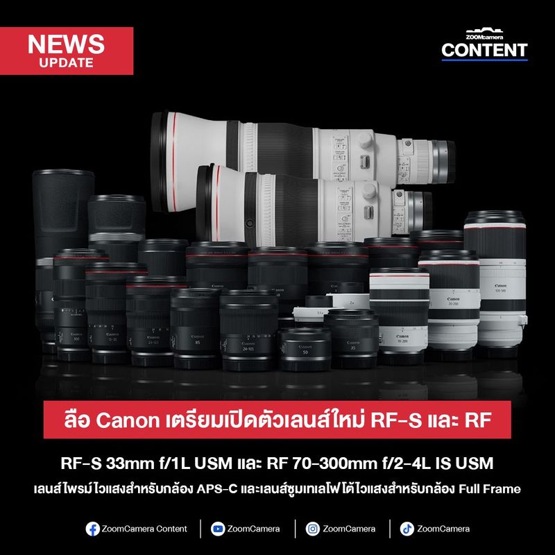 [ZoomCamera Content] นับตั้งแต่การประกาศเปิดตัวกล้องในระดับ APS-C อย่าง Canon EOS R7 และ EOS R10 ...