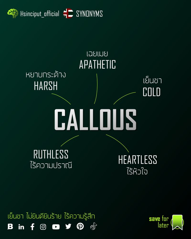 SINCIPUT SYNONYMS ENGVOCAB Callous sinciput-synonyms-engvocab-callous